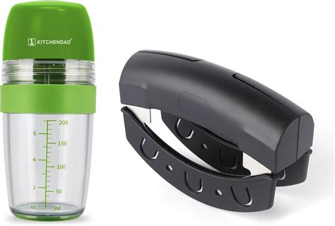 Kitchendao 2 In 1 Salad Dressing Shaker And Come Apart
