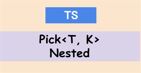 Typescript Pick Nested Object Technical Feeder