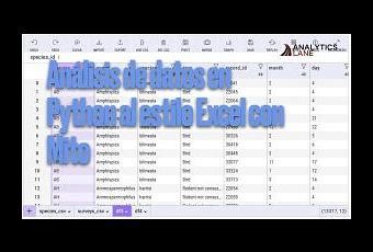 Análisis de datos en Python al estilo Excel con Mito Paperblog