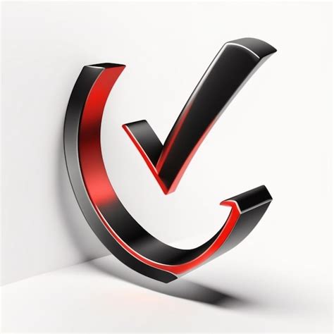 Premium Photo 3d Check Mark Icon