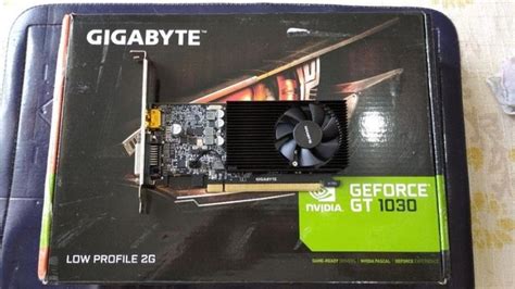 کارت گرافیک Gigabyte Gt 1030 2g Ddr4 استوک گارانتی دار همراه با پنل