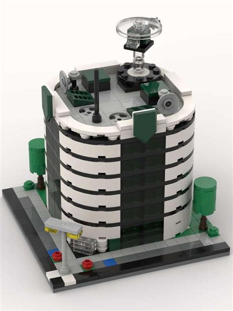 Lego Moc Modular Office Building 04 By Meregt Rebrickable Build