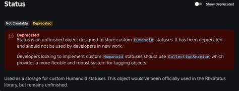 Stop Creating The Status Object Engine Features Developer Forum