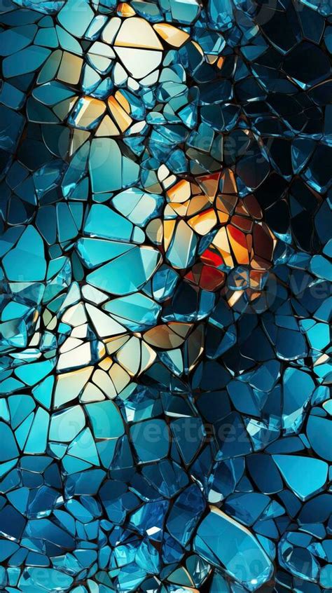 Seamless Broken Glass Pattern For Creative Designs Ai Generated