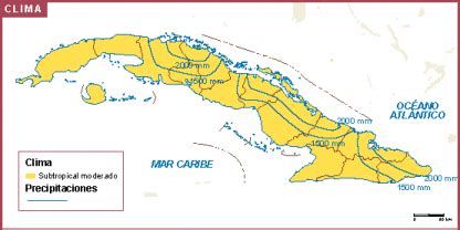 Cuba mapa clima Netmaps Mapas de España y del mundo