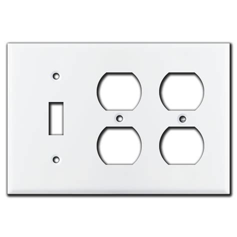 Toggle Duplex Toggle Light Switch Plate White Kyle Switch Plates
