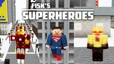 MİNECRAFT Fisks Super Heroes Mod LEGENDS MOD ADDON YouTube