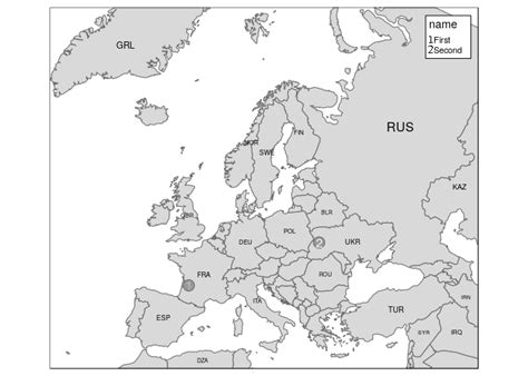R Adding A Legend To Points In The Tmap Package Geographic