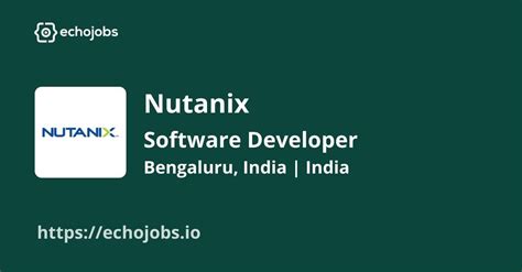 Nutanix Is Hiring Software Developer Platform Solutions India Bengaluru India Go Python