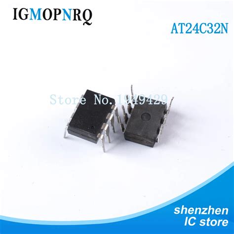 10PCS AT24C32 DIP8 AT24C32N 24C32 Electrically Erasable Programmable