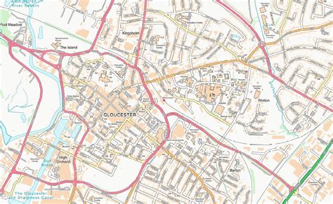 Gloucester Street Map