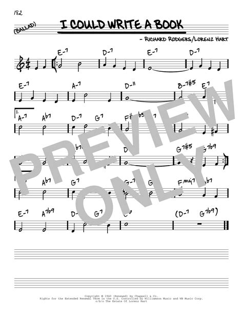 I Could Write A Book Reharmonized Version From Pal Joey Arr Jack