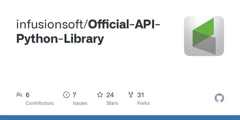 GitHub Infusionsoft Official API Python Library