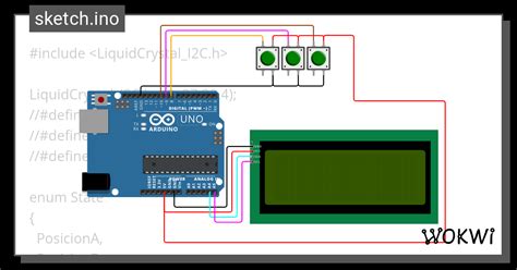 Menú Comedero Wokwi Esp32 Stm32 Arduino Simulator