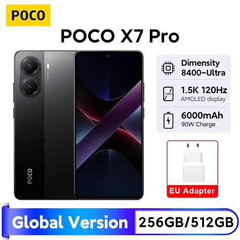 Смартфон Poco X7 Pro 8 256ГБ 12 256ГБ 12 512ГБ Aliexpress