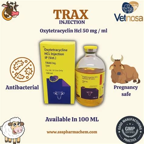 Oxytetracycline Injection Trax Injection 10 At ₹ 115 In Ahmedabad
