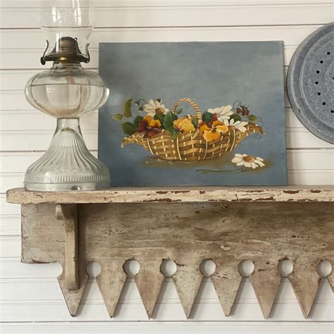 Pansy Painting Etsy