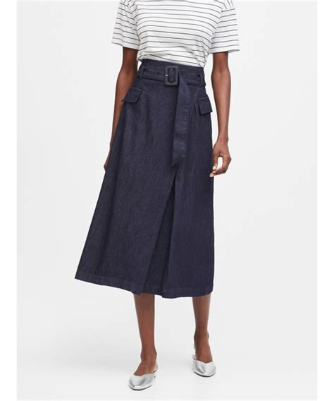 Banana Republic（バナナリパブリック）の「デニムミディスカート（スカート）」 Wear