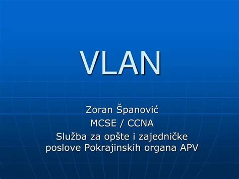 PPT VLAN PowerPoint Presentation Free Download ID 3026692