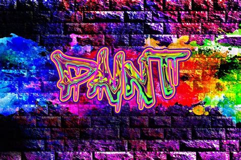 Premium Psd Psd Melt Blurry Font Style Effect