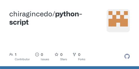 Github Chiragincedopython Script