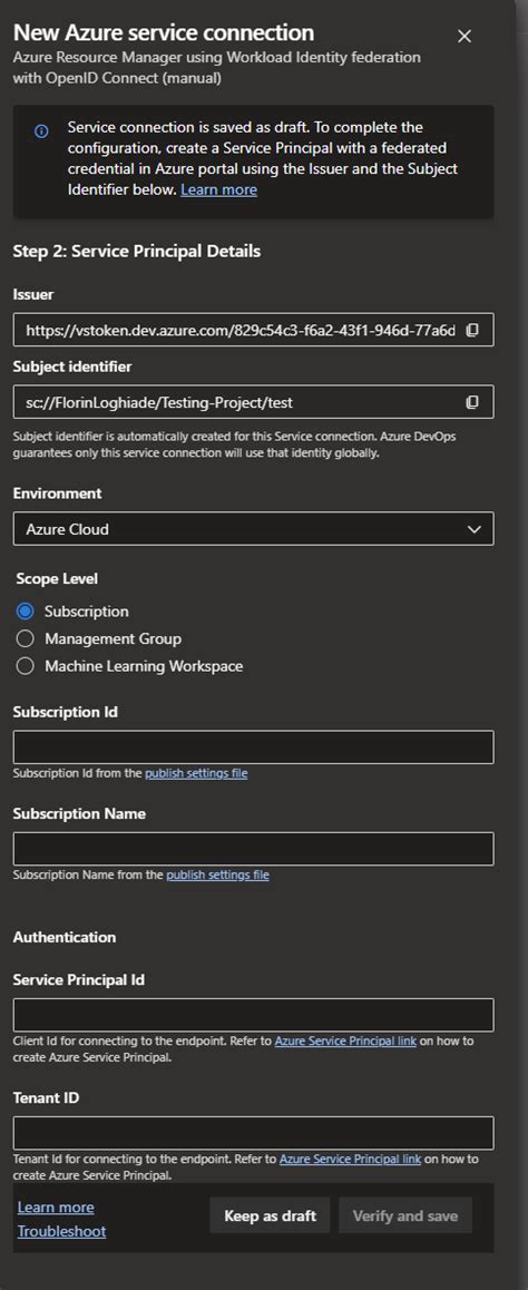 Azure DevOps Workload Identity Federation