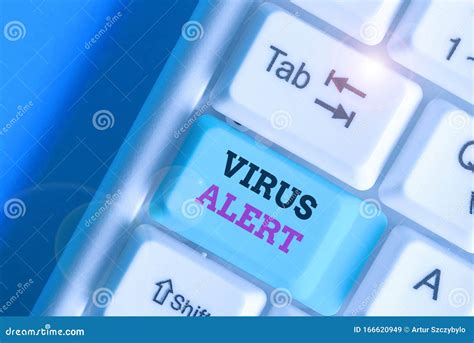 Handwriting Text Writing Virus Alert Concept Meaning Message Warning Of A Nonexistent Computer