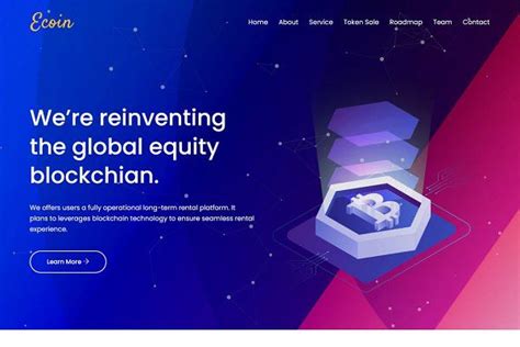 Pin By Themeocean On Html Template Blockchain Technology