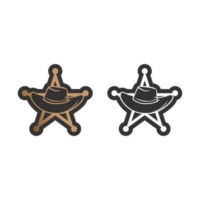 Western Sheriff Badge Vector Art Icons And Graphics For Free Download