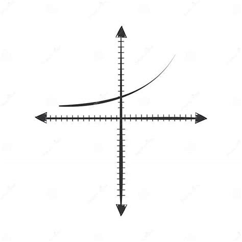 Isolated Sketch Of A Math Graph Vector Stock Illustration