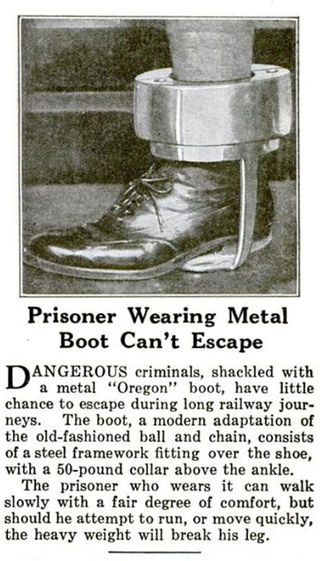 Brutal Oregon Boot” Made Our State Prison Famous Offbeat Oregon