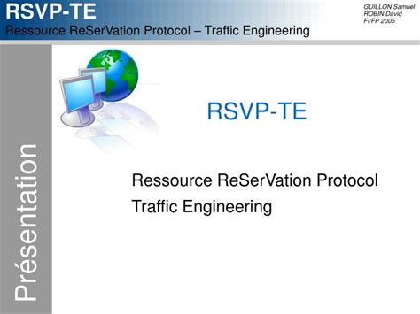 PPT RSVP TE PowerPoint Presentation Free Download ID