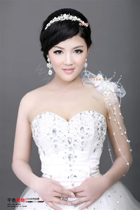 Buy Wholesale Luxury Newest Bride Flower Rhinestone Crystal Bridal Hair