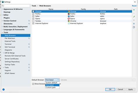Webstorm设置默认打开的浏览器webstorm修改浏览器 Csdn博客