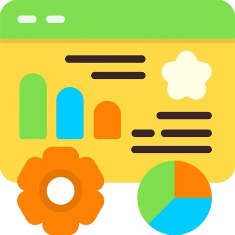 Web Analytics Flat Element Style 58356937 Vector Art At Vecteezy