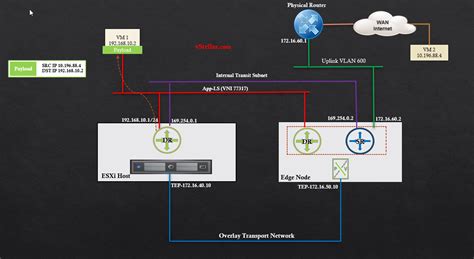 Nsx T Single Tier North South Packet Walk