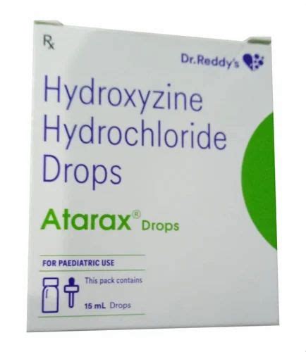 Atarax Hydroxyzine Hydrochloride Drops At Rs 49 82 Strip In Hyderabad Id 2851057613462