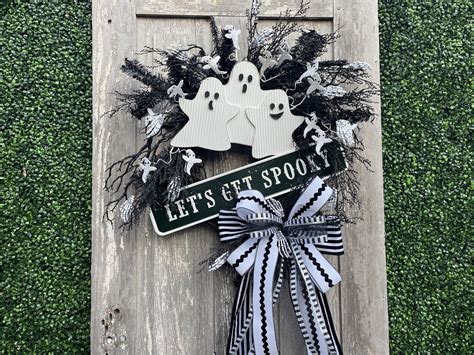 KDS Tutorial Get Spooky Ghost Wreath Supply List Kelea S Florals