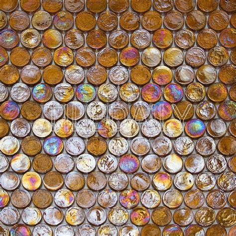 Iridescent Penny Round Glass Mosaic Artofit