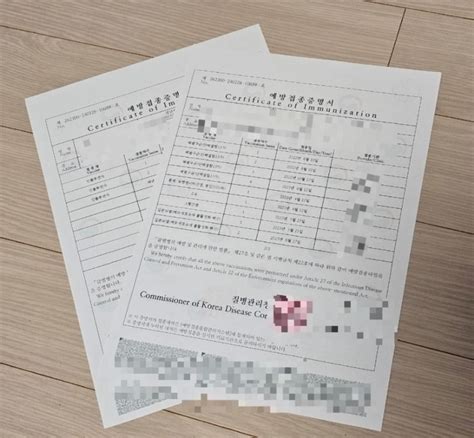 어린이집 입소서류 영유아건강검진결과서 자녀 예방접종증명서 제출서류 발급하기 네이버 블로그