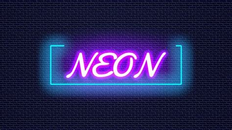 Premium Psd Editable Neon Text Effect