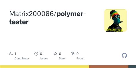 Github Matrix200086polymer Tester