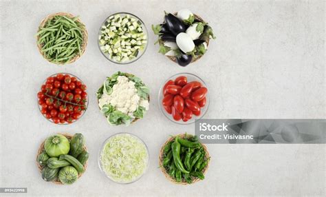 대리석 부엌 Worktop 웹 배너 복사 공간 템플릿에 고립 된 식품 상위 뷰 야채 0명에 대한 스톡 사진 및 기타 이미지