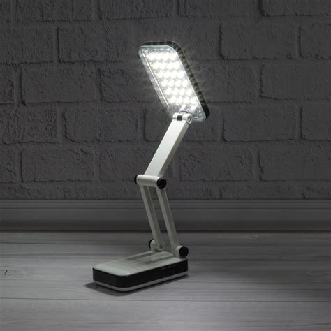 Настольная светодиодная лампа трансформер 24 led с аккумулятором, цена ...