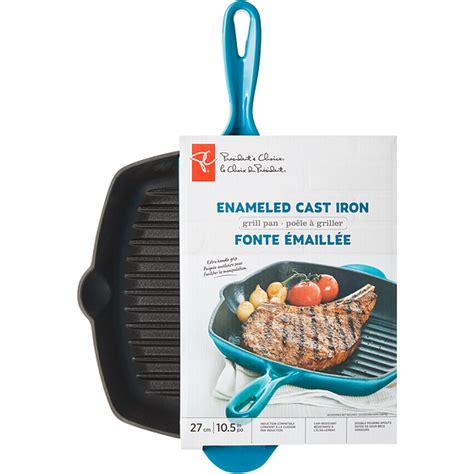 Pc Enameled Cast Iron Grill Pan Pcca