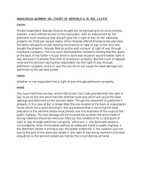 Easement Pdf Easement Deed