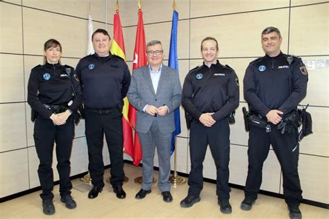 La Policía Local de Arganda del Rey cuenta con tres nuevos oficiales y siete nuevos agentes PH