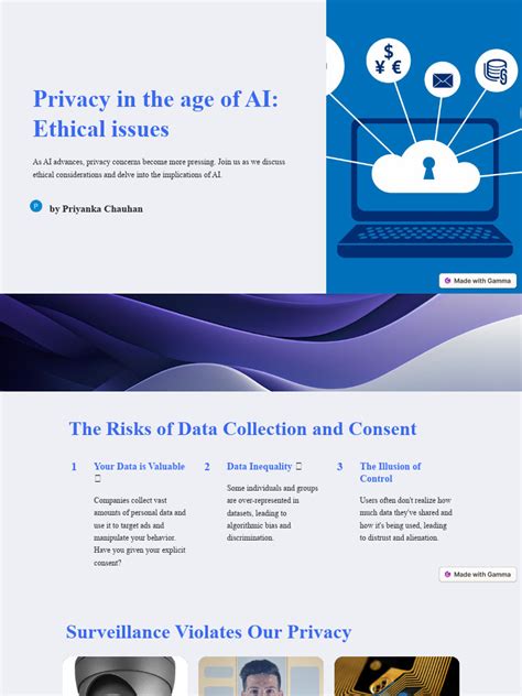Privacy In The Age Of Ai Ethical Issues Pdf Privacy Artificial Intelligence