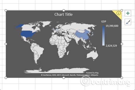 How To Draw A Map Chart On Excel