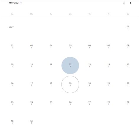 Angular Material Datepicker With Custom Text In The Day Cells Stack